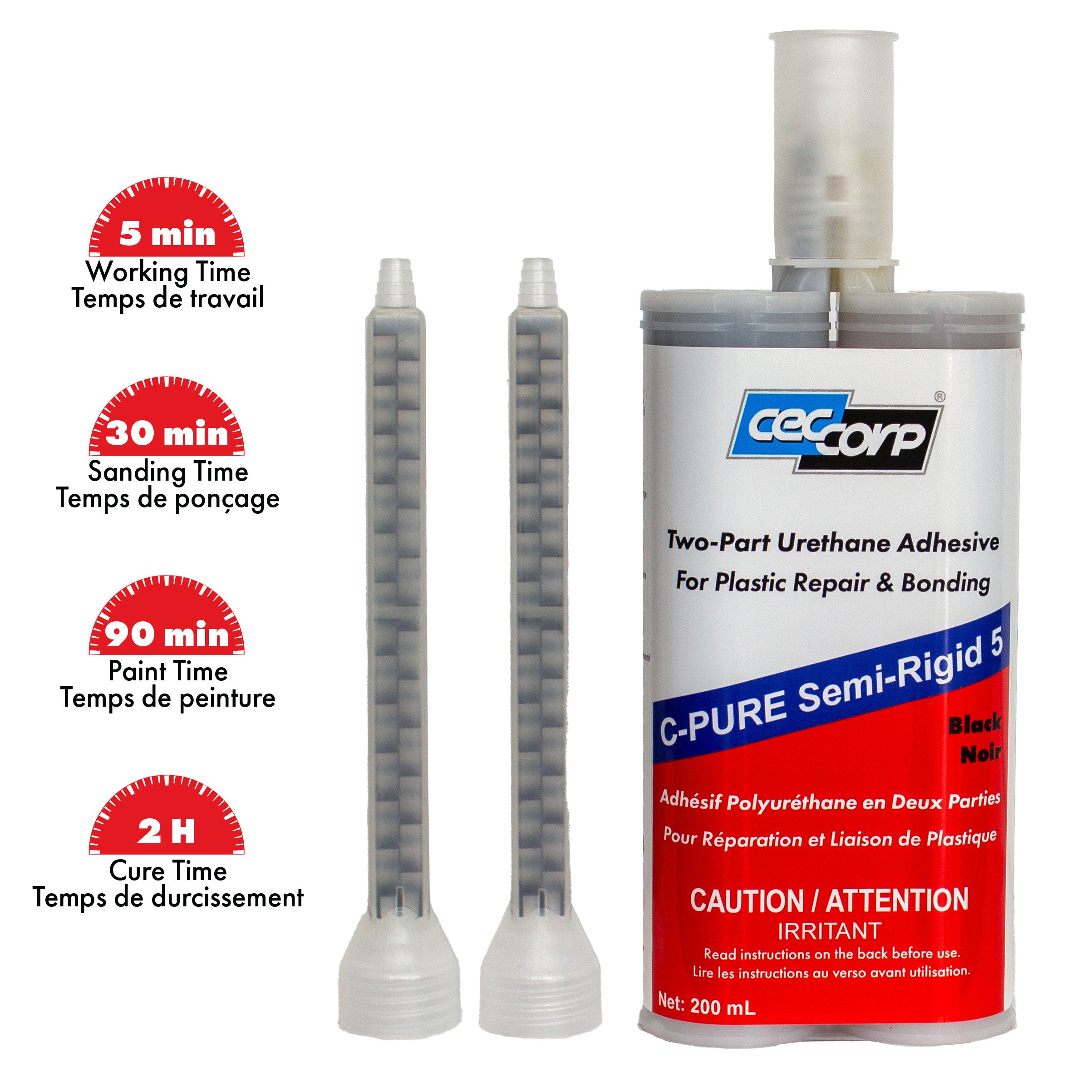 C-Pure Semi-Rigid 5 | Two-Part Polyurethane Adhesive for Plastic Bondi ...